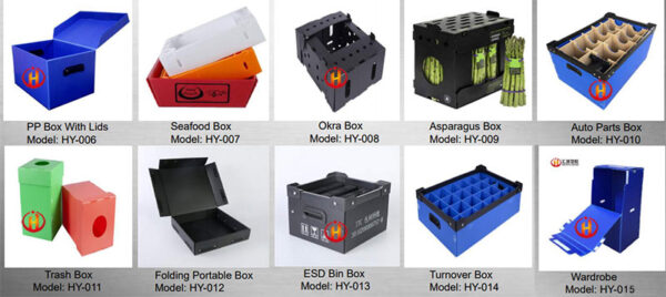 Corrugated Plastic Shipping Boxes-Custom Size, Color, Loading Capacity
