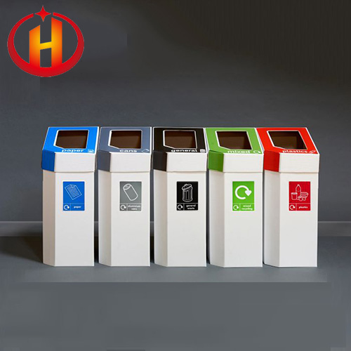 Wholesales Custom Designs Corrosion Proof PP Coroplast Trash Bins