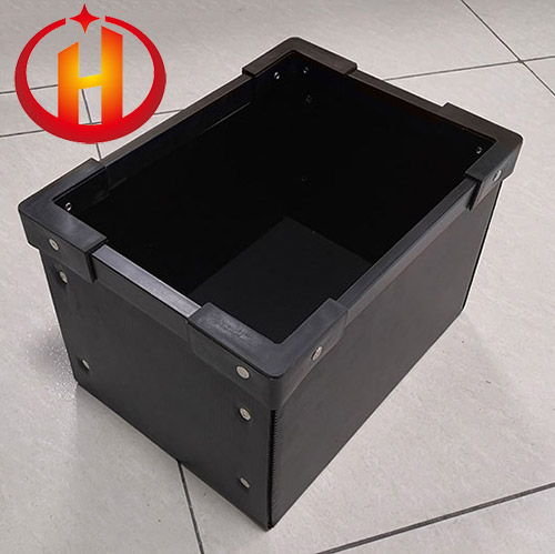 Custom High Quality Black Anti-Static Corrugated Plastic Box