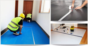 Corex flooring protection, custom color and size